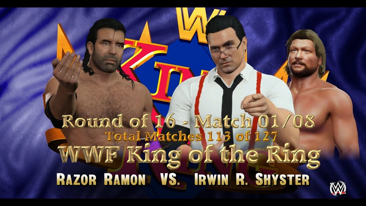 WWF KING OF THE RING: Round of 16 | Match 113 | Razor Ramon VS IRS [WWE ...