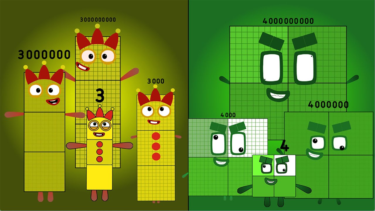 Ultimate - TEAM Numberblocks Band Re Take! (3-3B) VS (4-4B) But Mashup ...