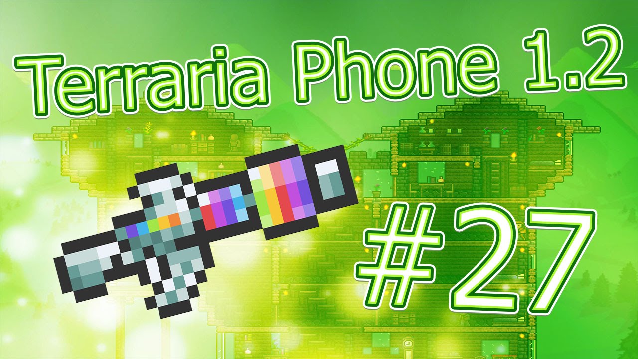 LP. HM. Terraria Phone #27 (Радужная пушка XD) - YouTube