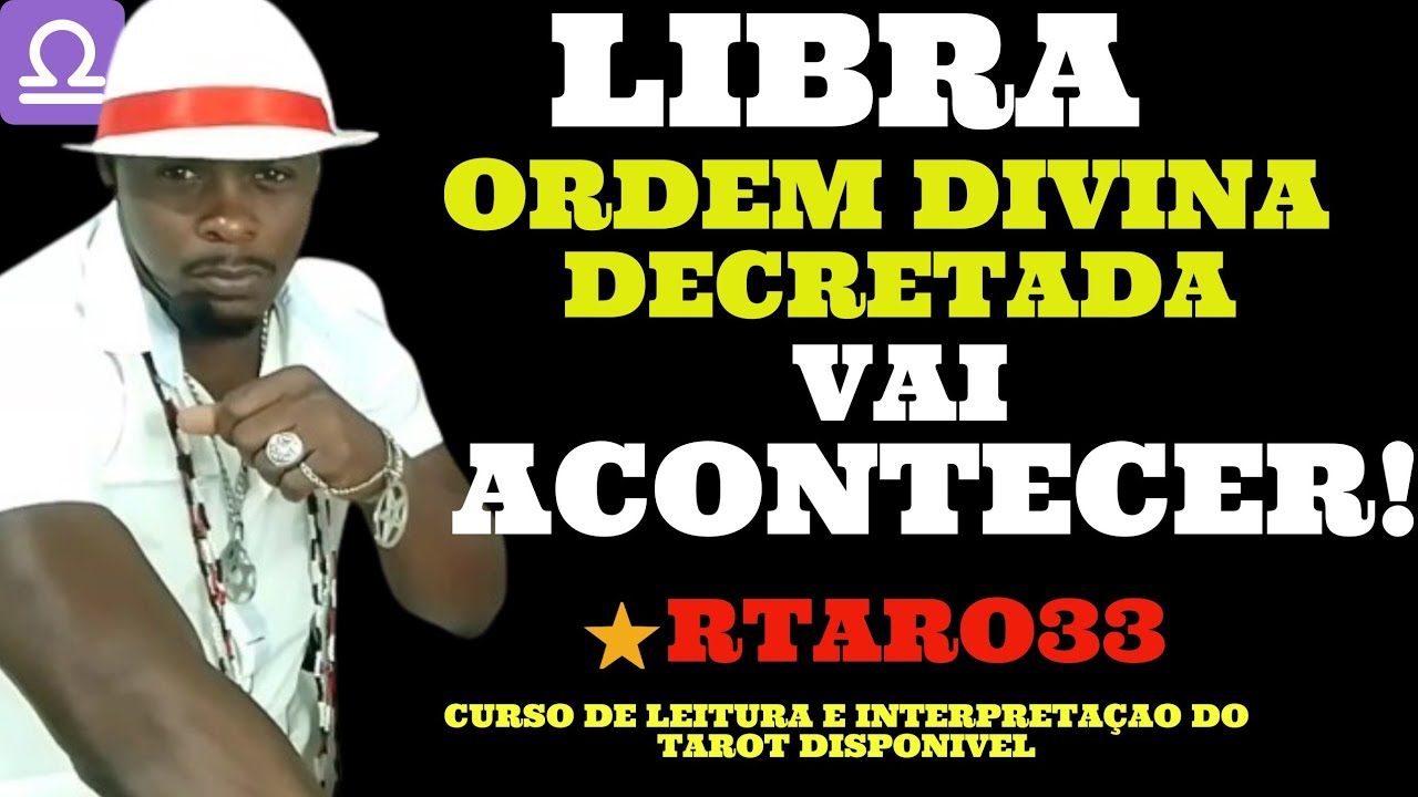 🔮LIBRA OUTUBRO ♎. ORDEM DIVINA DECRETADA !!! ALGO SURPREENDENTE VAI ...