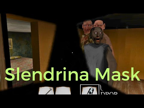 Using Slendrina Mask In The Twins Rooftop Escape - YouTube