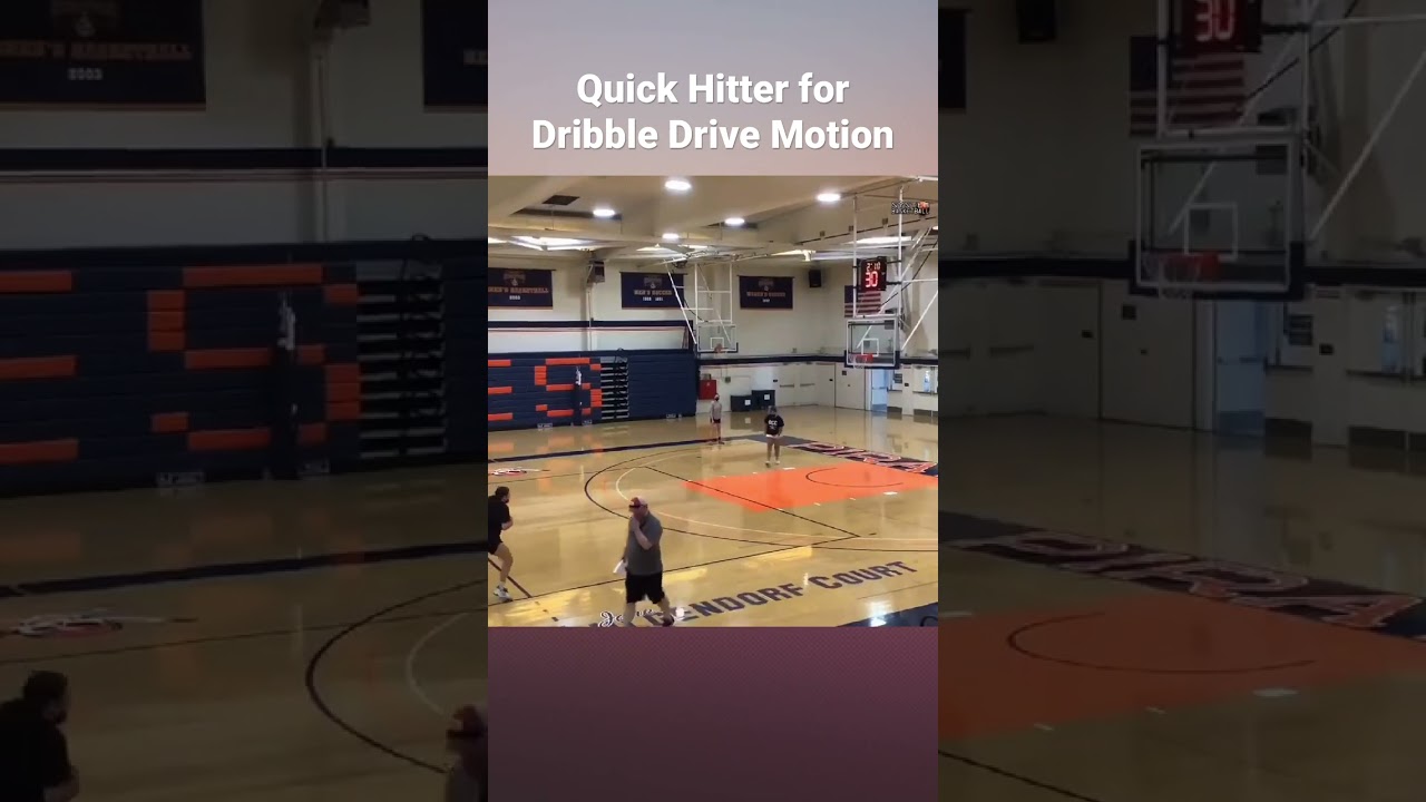Dribble Drive Motion Offense: Quick Hitter Zipper Jet - YouTube