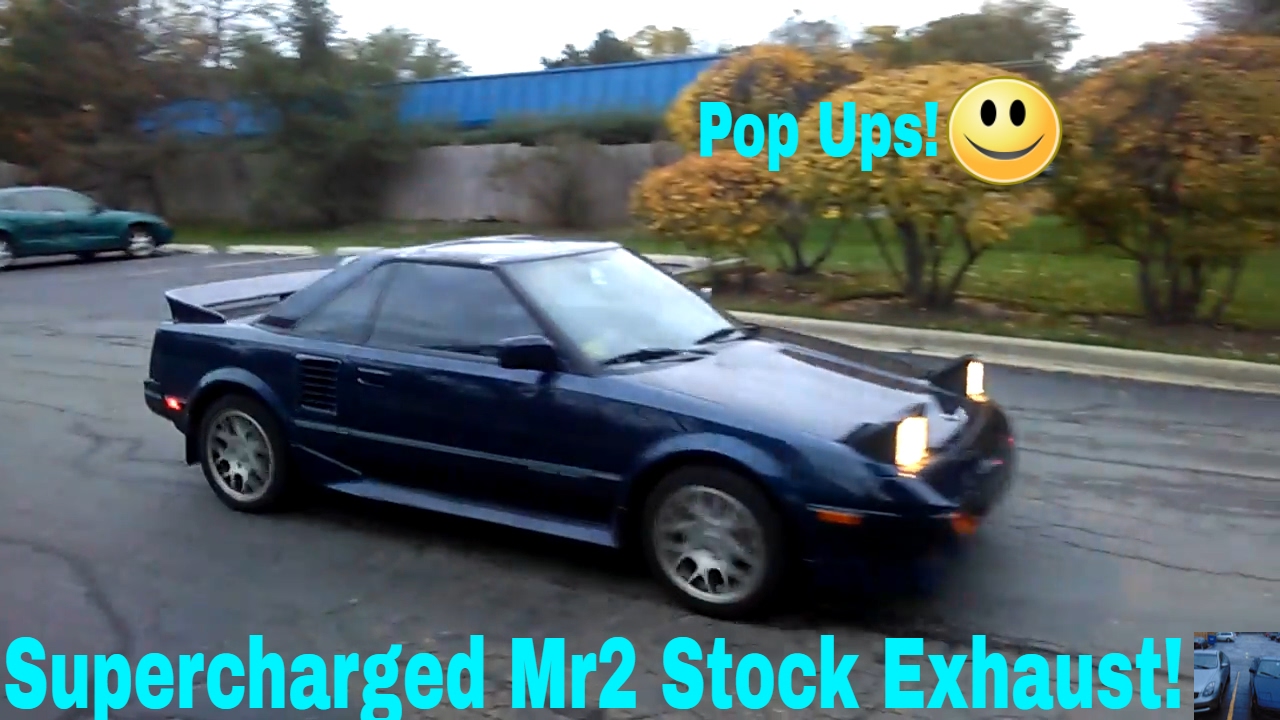 1989 Mr2 Aw11 Supercharged stock exhaust - YouTube