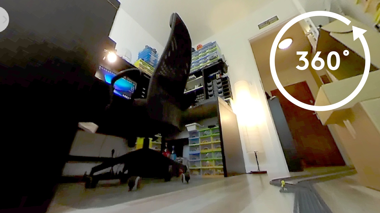 LEGO 360° Train ride across my new apartment - YouTube