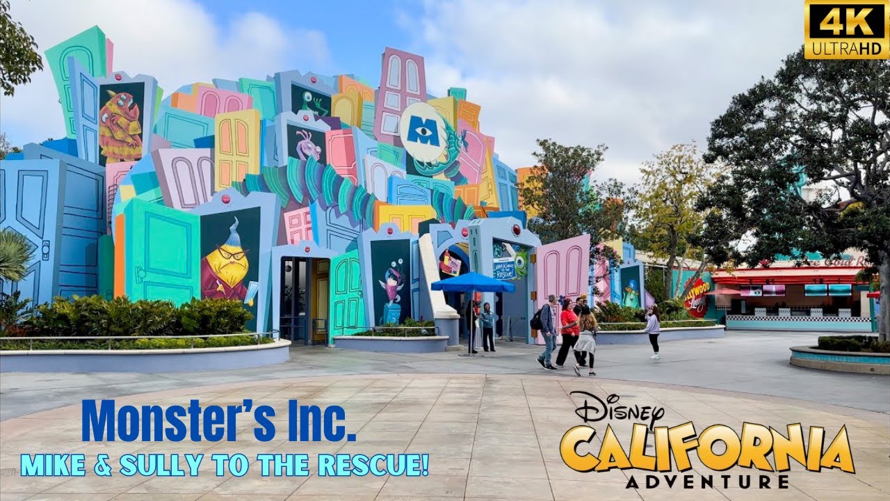 Monsters Inc. Mike and Sully to the Rescue! Disney California Adventure ...
