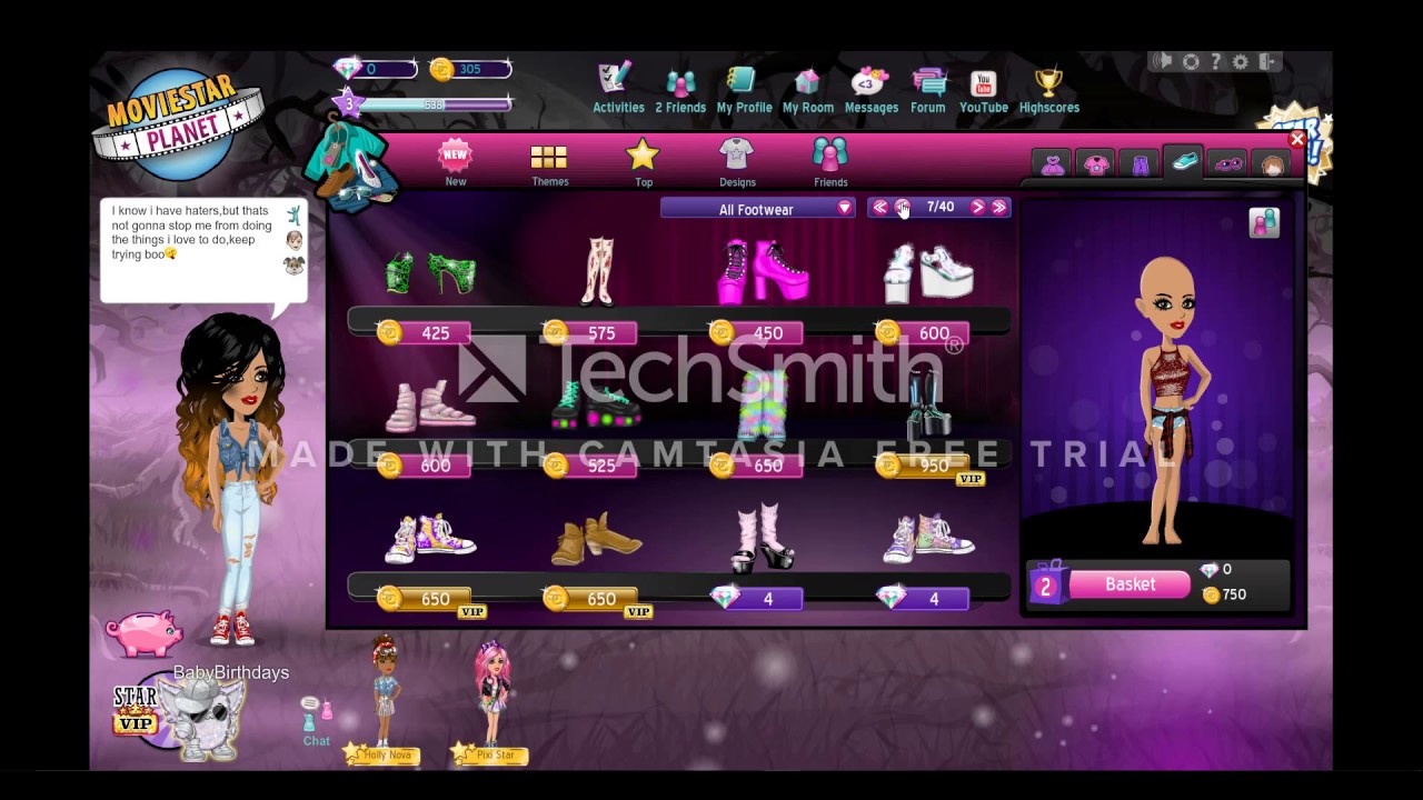 Making an outfit on MSP (Moviestarplante) - YouTube