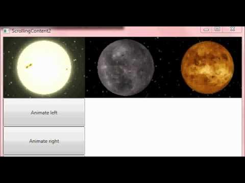 WPF ScrollViewer DoubleAnimation with Easing (gesture, swipe) - YouTube