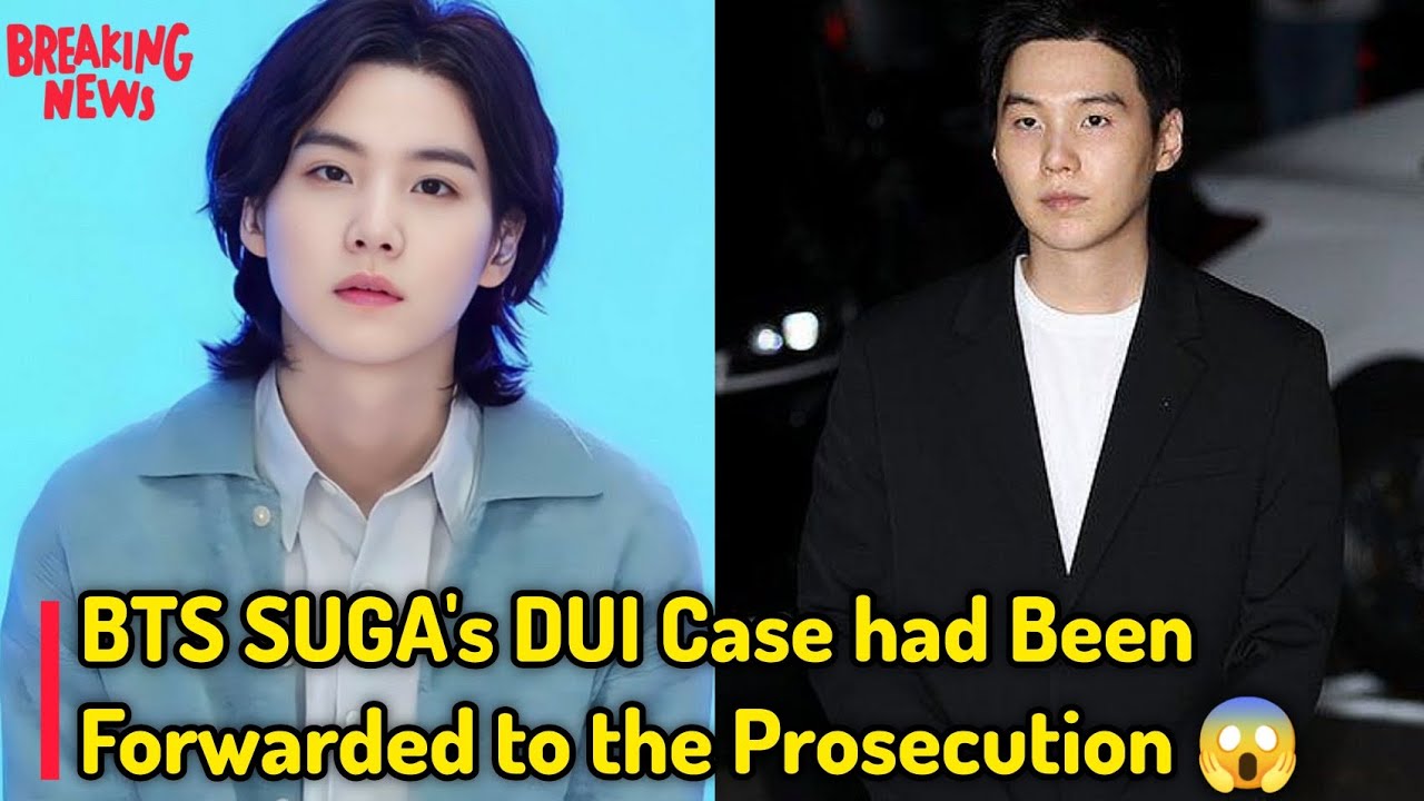 BTS Suga DUI Case Had Been Forward to the Prosecution 😱🥺 - YouTube
