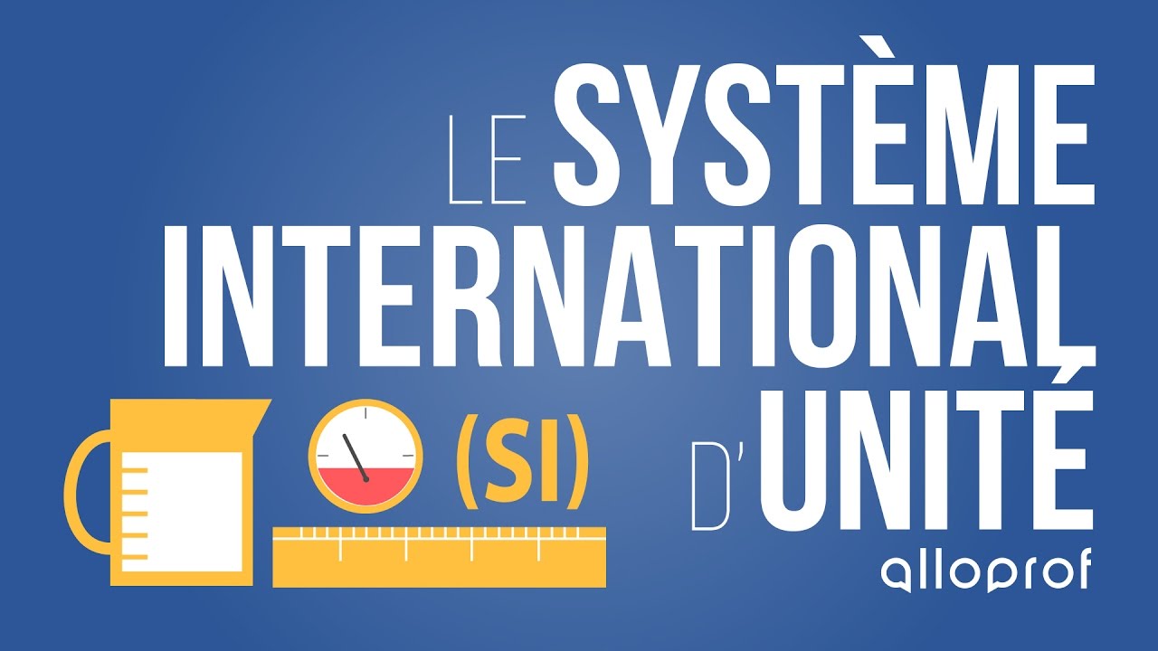 Les préfixes du système international de mesure (SI) | Mathématique ...