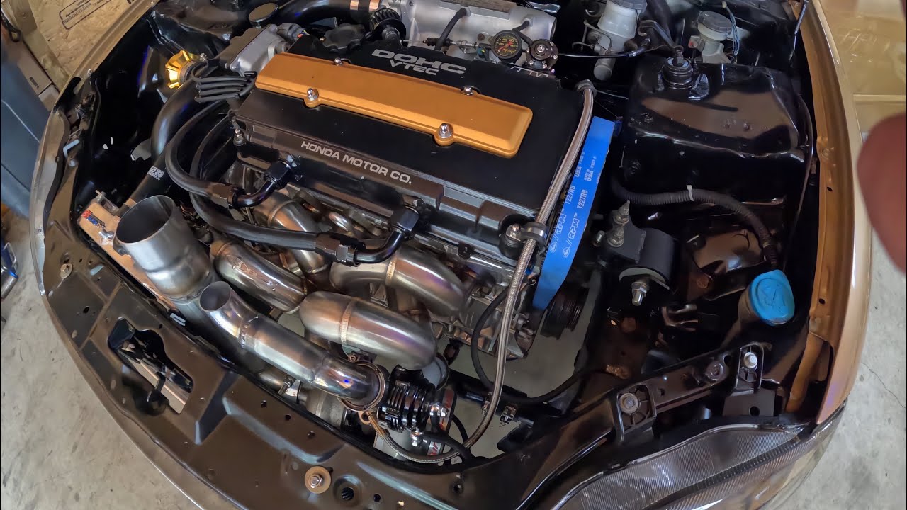 400hp B16 Turbo Stock Block - YouTube