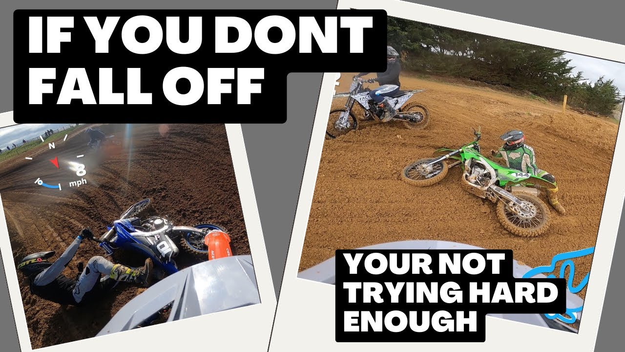 Falling Of Your Motocross Bike - Pushing Yourself - YouTube
