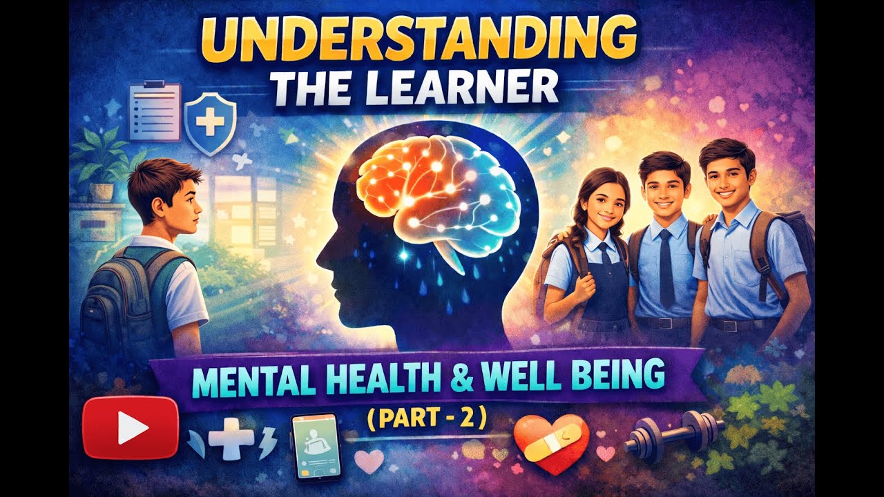 UNDERSTANDING THE LEARNER - MENTAL HEALTH & WELL BEING ( PART - 2 ...