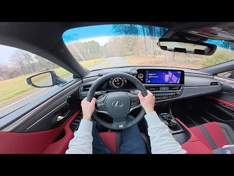 2025 Lexus ES350 F Sport: POV Drive, Walkaround and ASMR