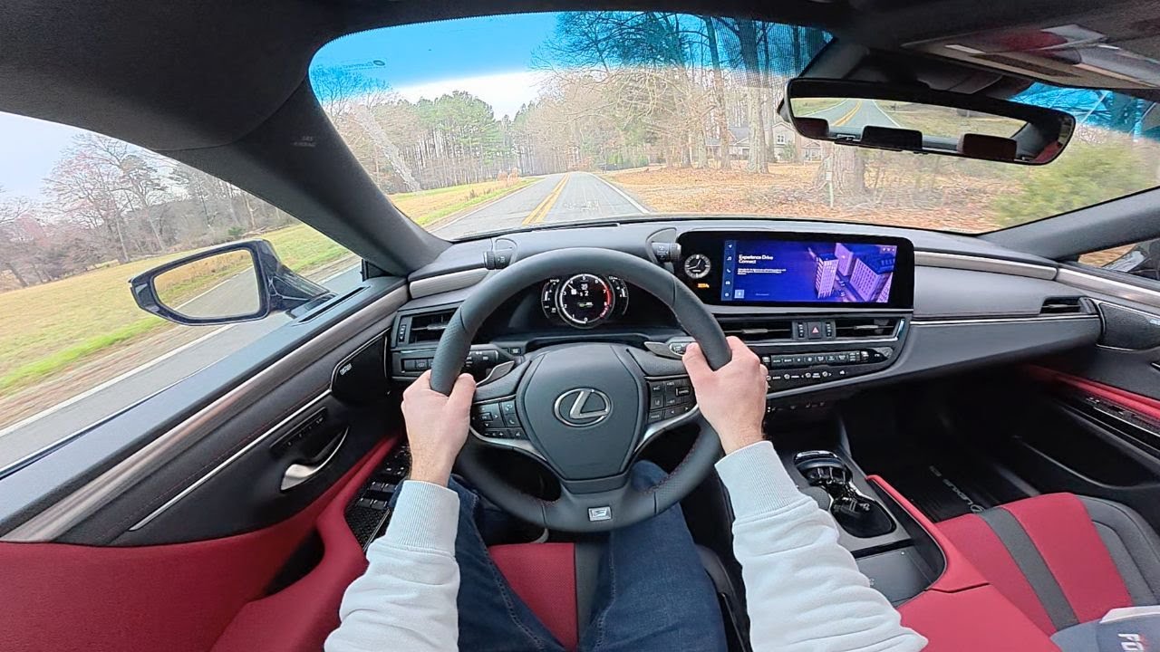 2025 Lexus ES350 F Sport: POV Drive, Walkaround and ASMR - YouTube