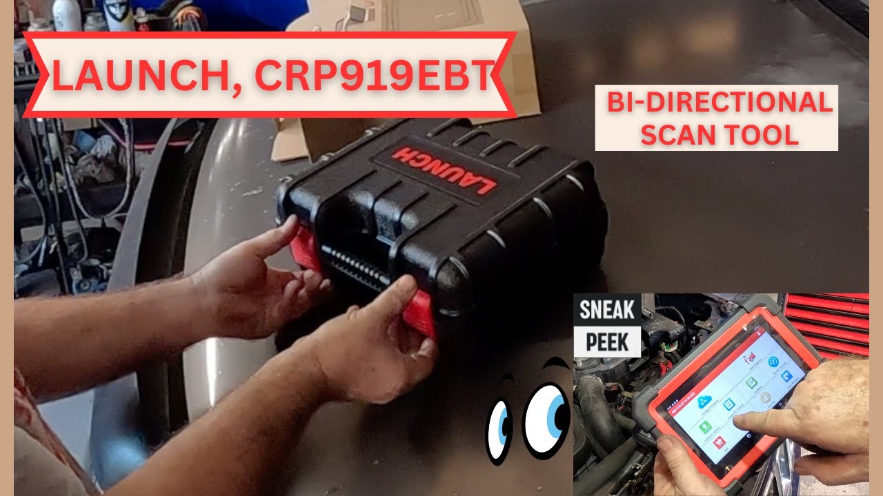 Let's Review The LAUNCH CRP919EBT Scan Tool and use it in the Shop ...