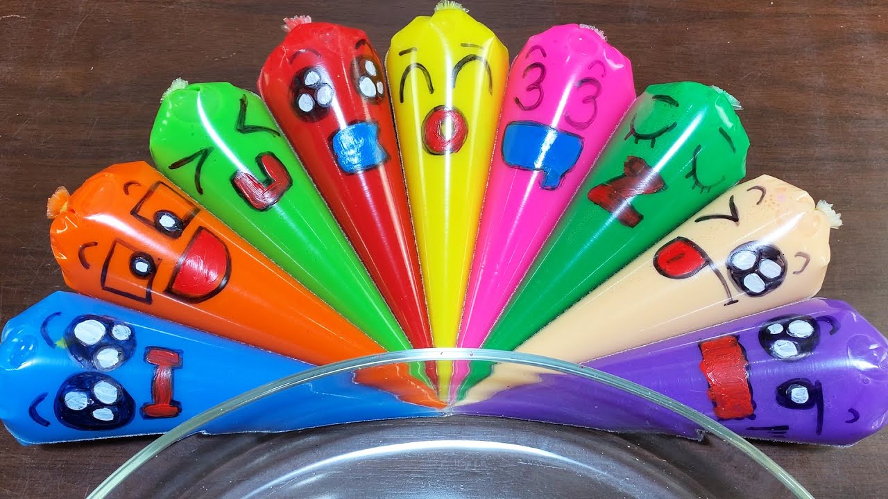 MAKING SLIME WITH PIPING BAGS ! SATISFYING SLIME VIDEOS ! BOOM SLIME ...