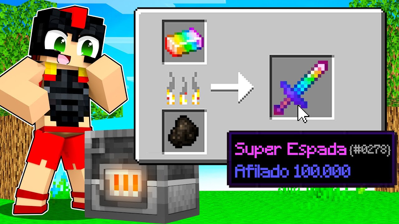 Paso Minecraft pero los HORNOS dan SUPER OBJETOS 😱🔴 Invictor y Acenix ...