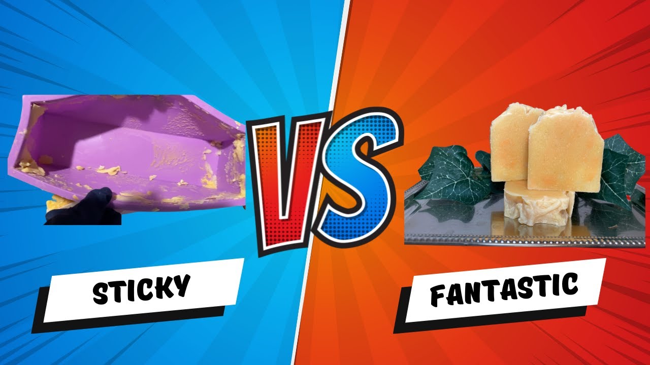 How to make Cold Process Soap | Color Mistakes | OMG 😳 Sticky Soap ...