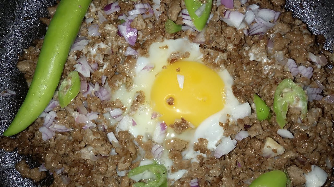 Ground Pork Sisig | Simple sisig recipe . - YouTube