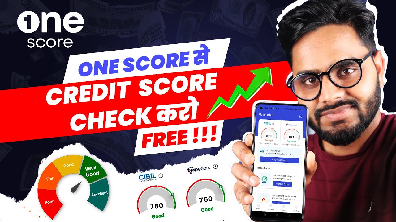 How to check Credit Score free by One Score | CIBIL Score Kaise Check ...