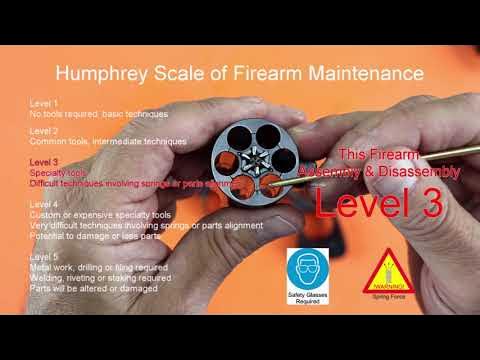 Colt Revolver Cylinder Disassembly - YouTube