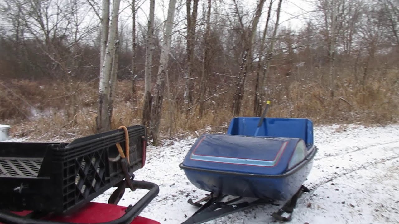 New Old Tow-Behind Sled - YouTube