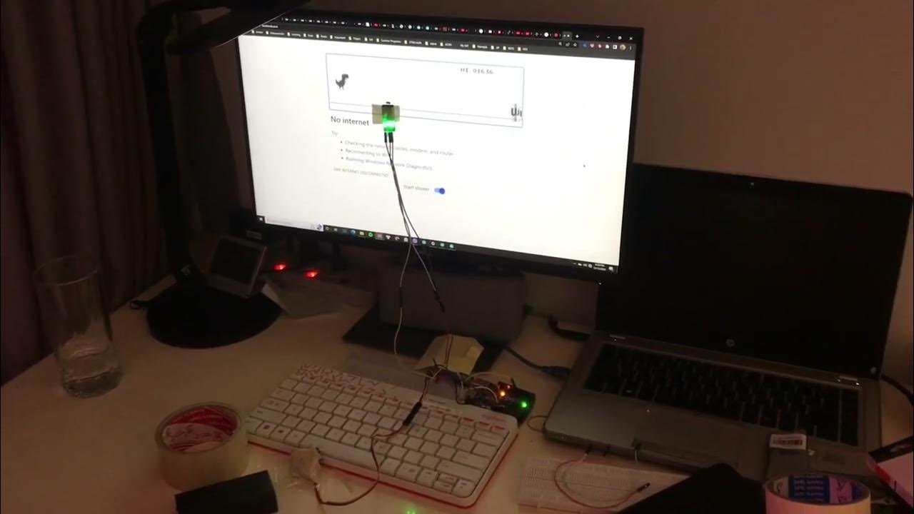 Automatic Dino Game Project using Arduino by Grace and Ellie - YouTube