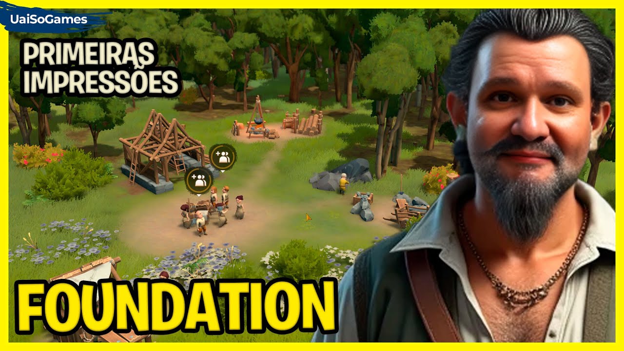 Foundation - Primeiros 25 minutos de GAMEPLAY | Construindo um Império ...