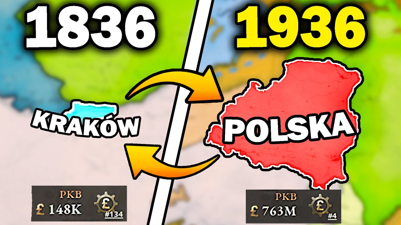 Stworzyłem z Polski Hegemona Europy jako Kraków! | VICTORIA 3 - YouTube