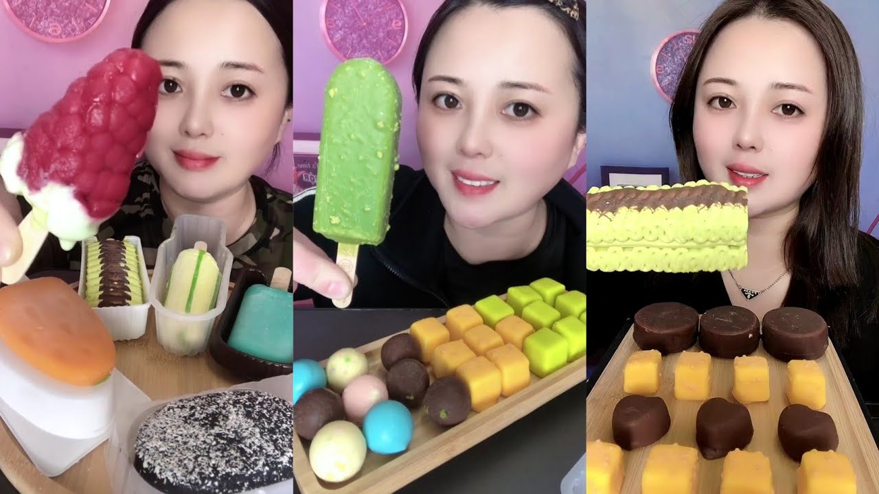 ice cream all cold delicious very eatingsounds show asmr mukbang - YouTube