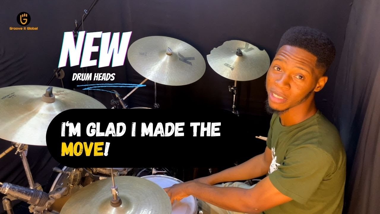 I Finally Changed My Drumheads, Watch To Find Out!!! Adenuga Adedayo ...