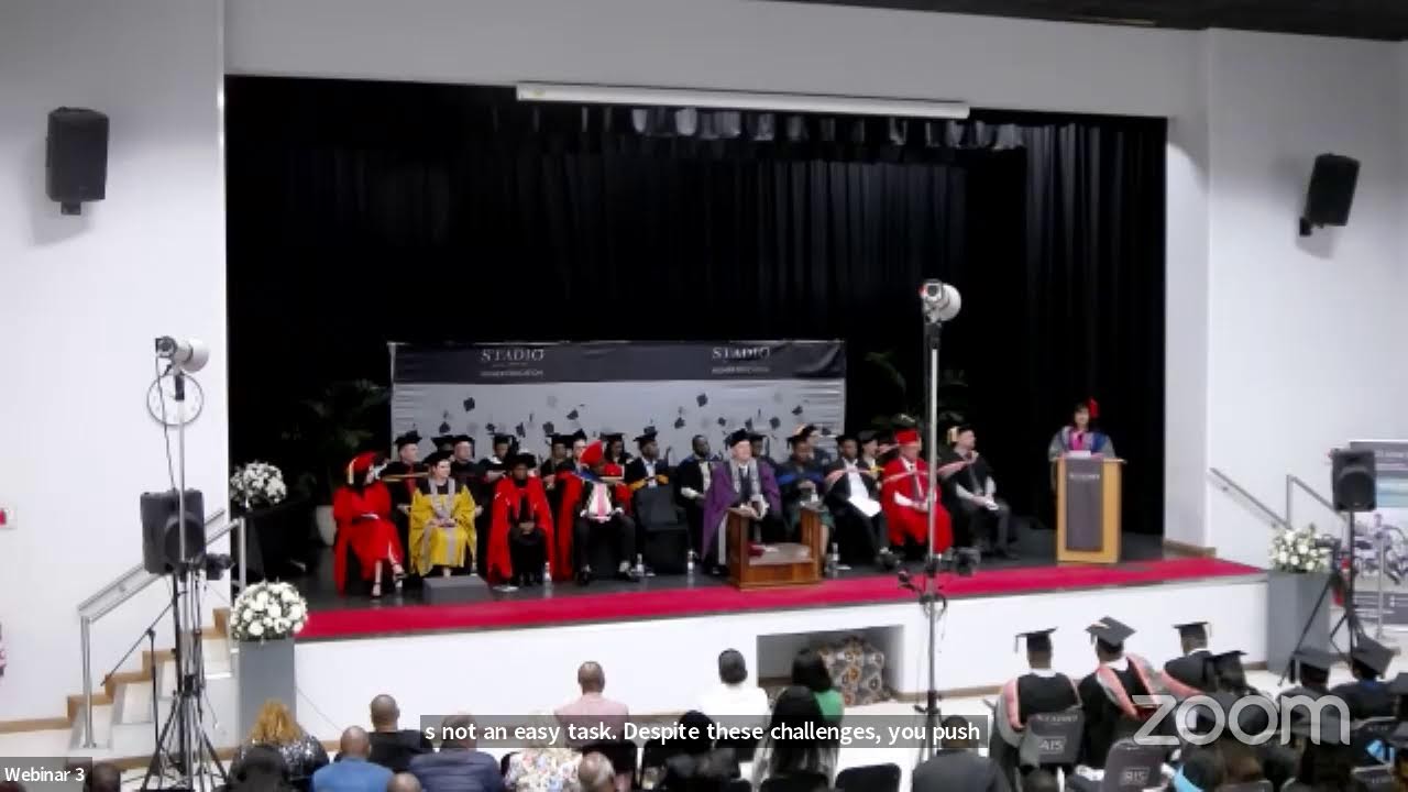 STADIO Waterfall Spring Grad 1 Oct 2024 Session 1 - YouTube
