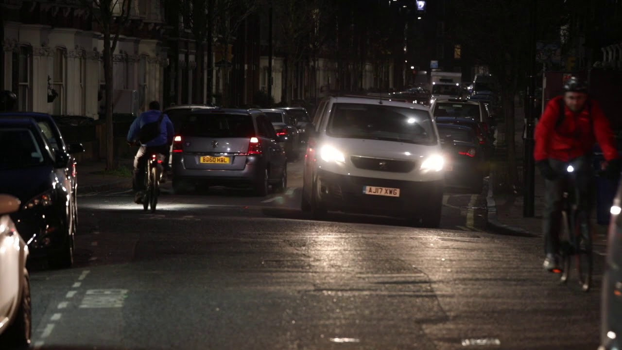 Before the Dante Rd barrier. Brook Drive rat-run Lambeth-Southwark ...