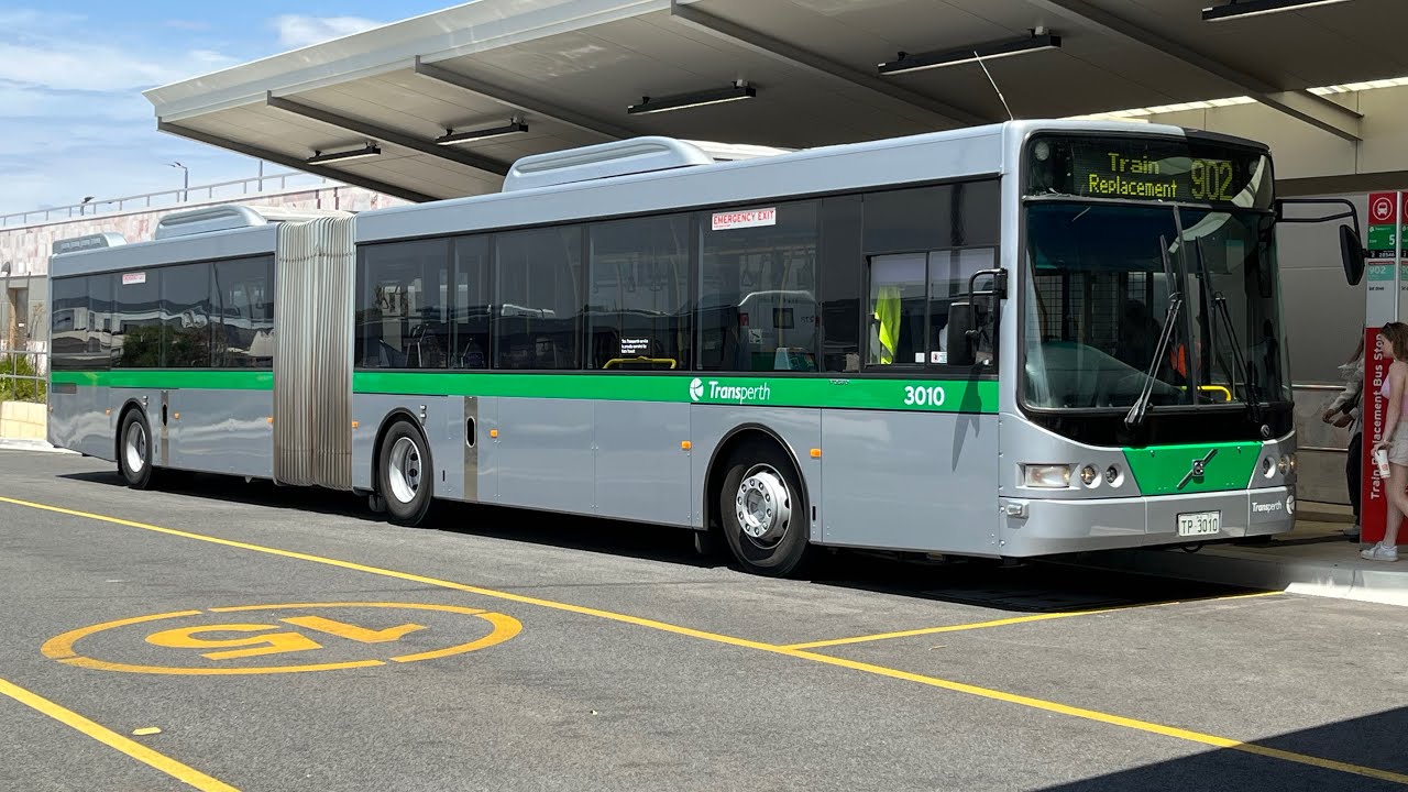 Transperth TP3010 - Volvo B12BLEA - YouTube