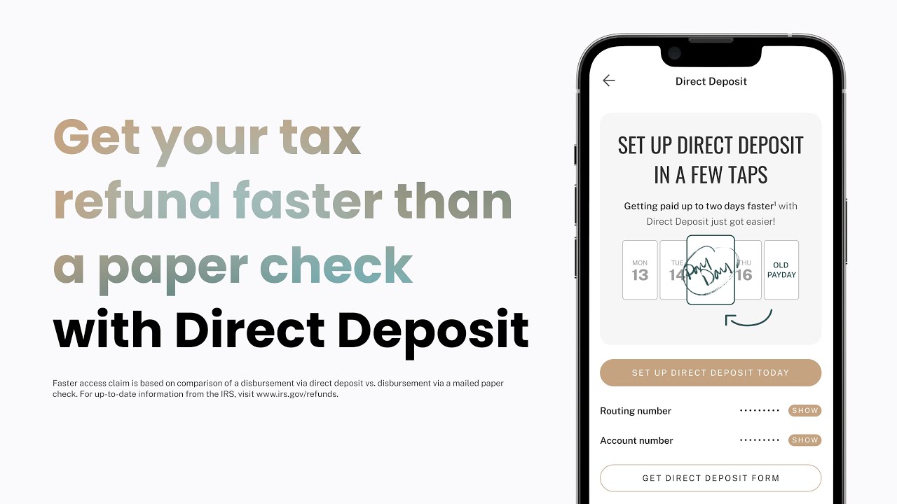 How to Direct Deposit Your Tax Refund | Porte - YouTube