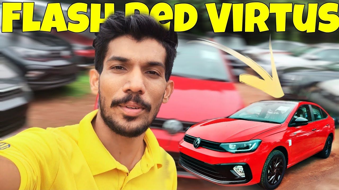 പുതിയ Flash Red Virtus എത്തീട്ടുണ്ട് | Volkswagen Launch Flash Red ...