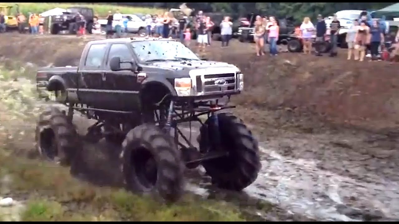 Super Duty Mudding Stamper Farms Mud Bog 2013 - YouTube
