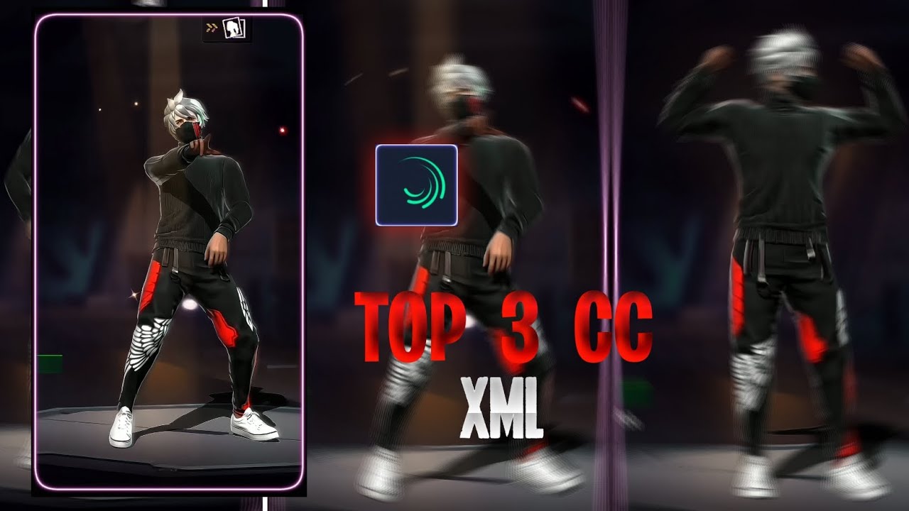 NEW LOBBY TOP 3 HD QUALITY CC ALIGHTMOTION FF XML || NEW TREND FF 🍁 4K ...
