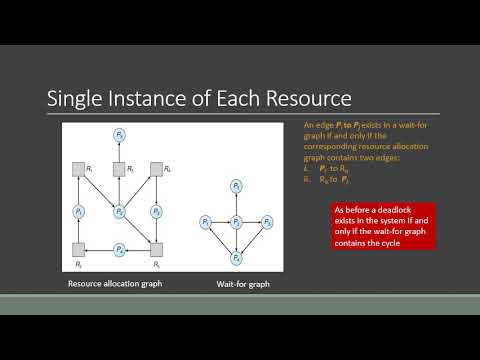 Deadlock Detection Algorithm & Wait-for Graph - YouTube