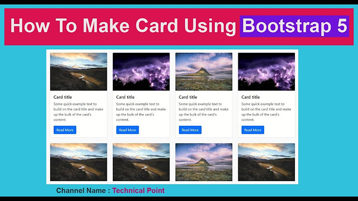 [Solved] How to use bootstrap cards next to each other? | 9to5Answer