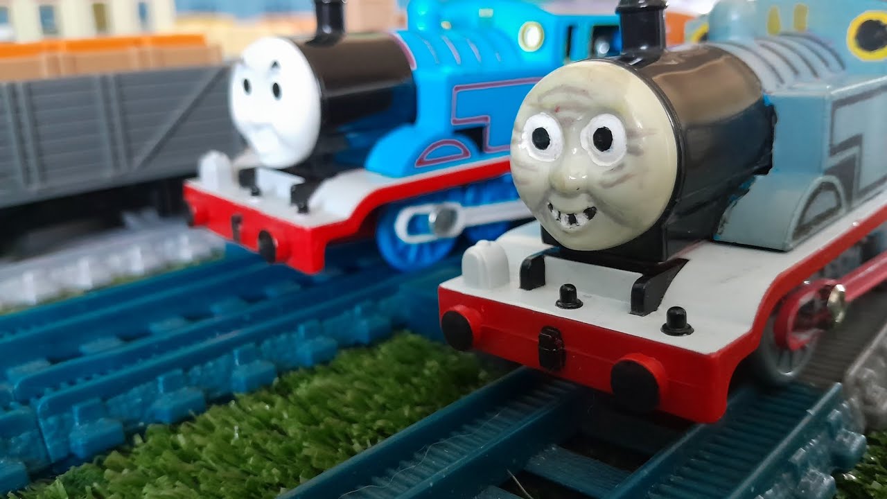Custom trackmaster Timothy the ghost engine showcase - YouTube