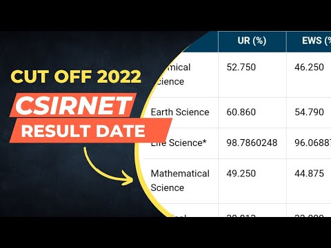 CSIR NET Result 2022|csir net cut off|csir net percentile |csir net final answer key 2022|# ...