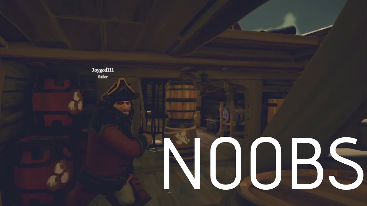 TROLLING NOOBS IN SEA OF THIEVES - YouTube