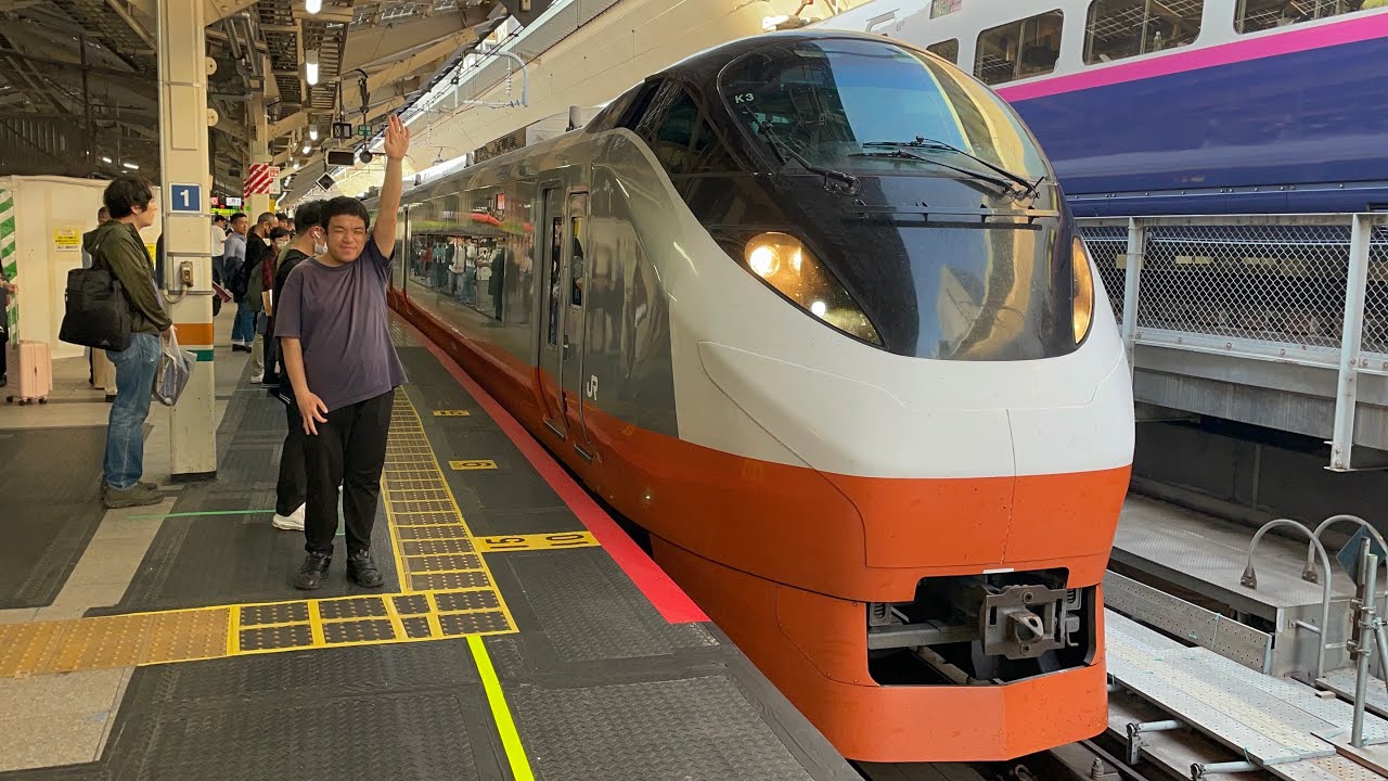【出発式有り！MH有り！】E657系ｶﾂK3編成（フレッシュひたち色リバイバル塗装・橙色）が特急ときわ74号品川行きとしてミュージックホーンを鳴らして東京駅10番線を発車！（74M）2025. ...