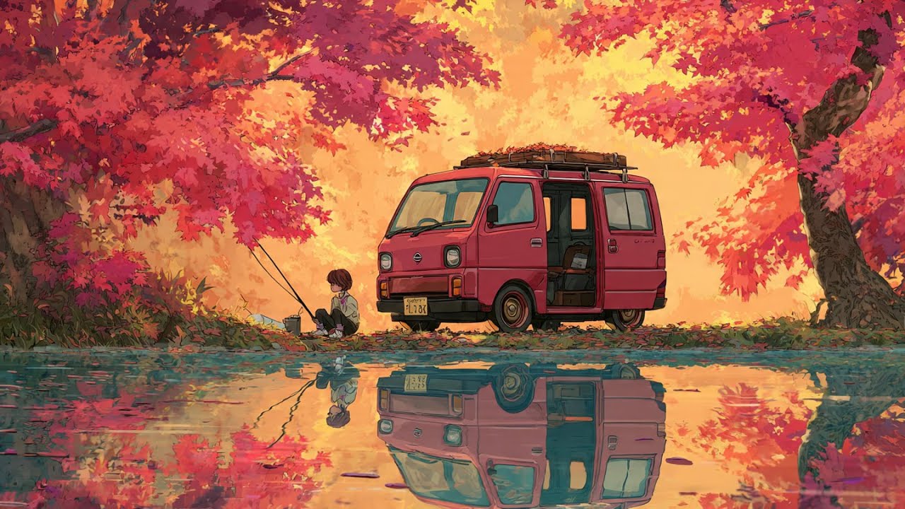 🚐 Lo-fi Van Roadtrip Live | Cozy Night Drive Chill Mix | Nonstop Study ...