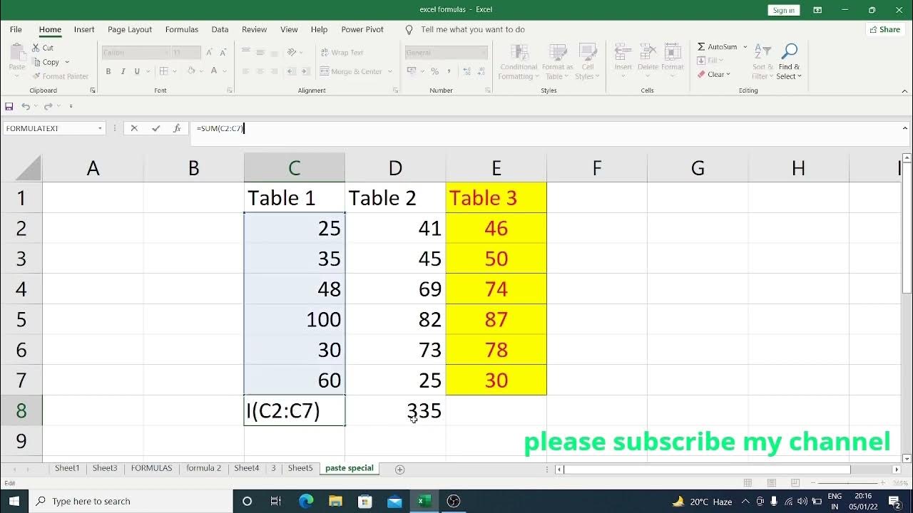 How To Use Paste Special Function In Microsoft Excel YouTube how-to-use-paste-special-function-in-microsoft-excel-youtube