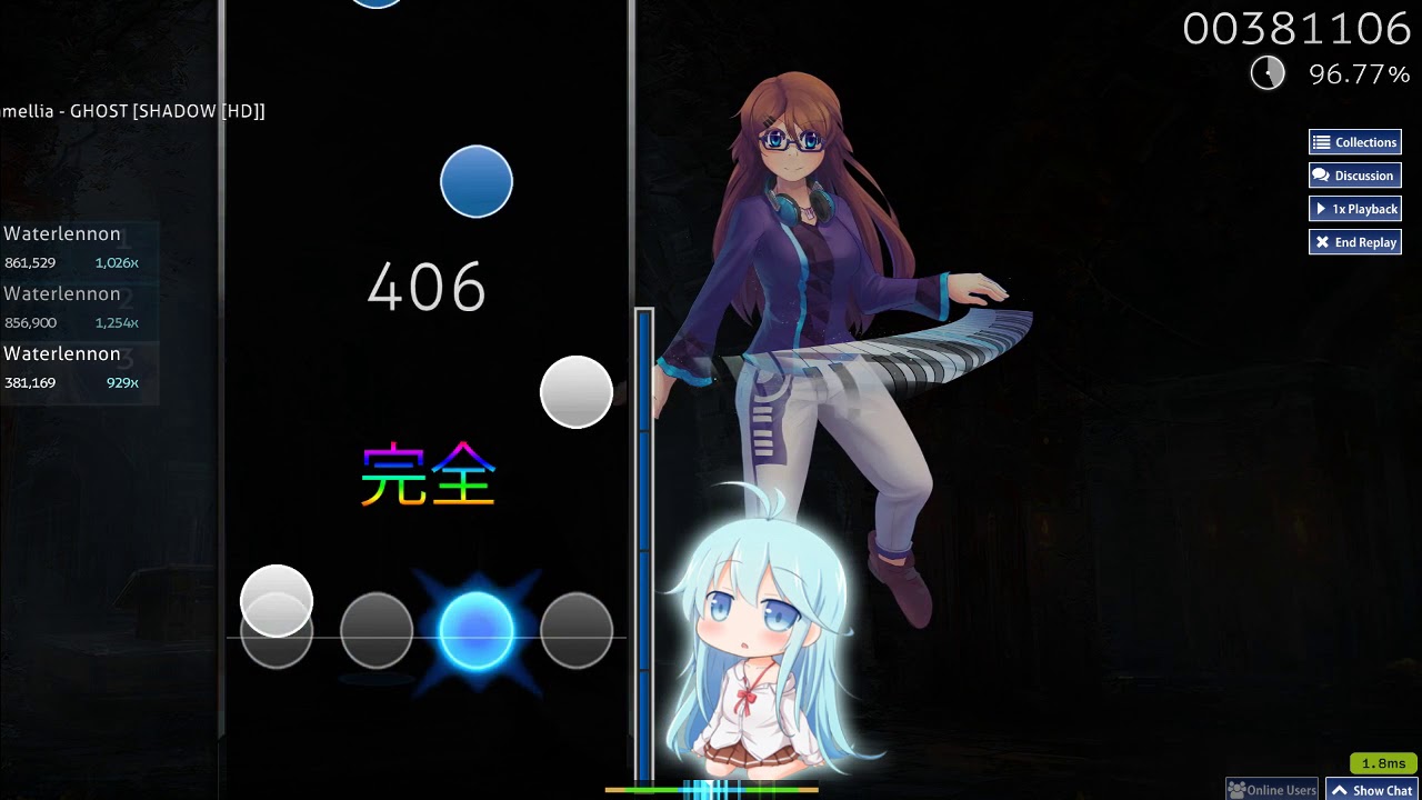 Osu!mania - GHOST [4k Shadow [HD] ] - S 96.38% - YouTube