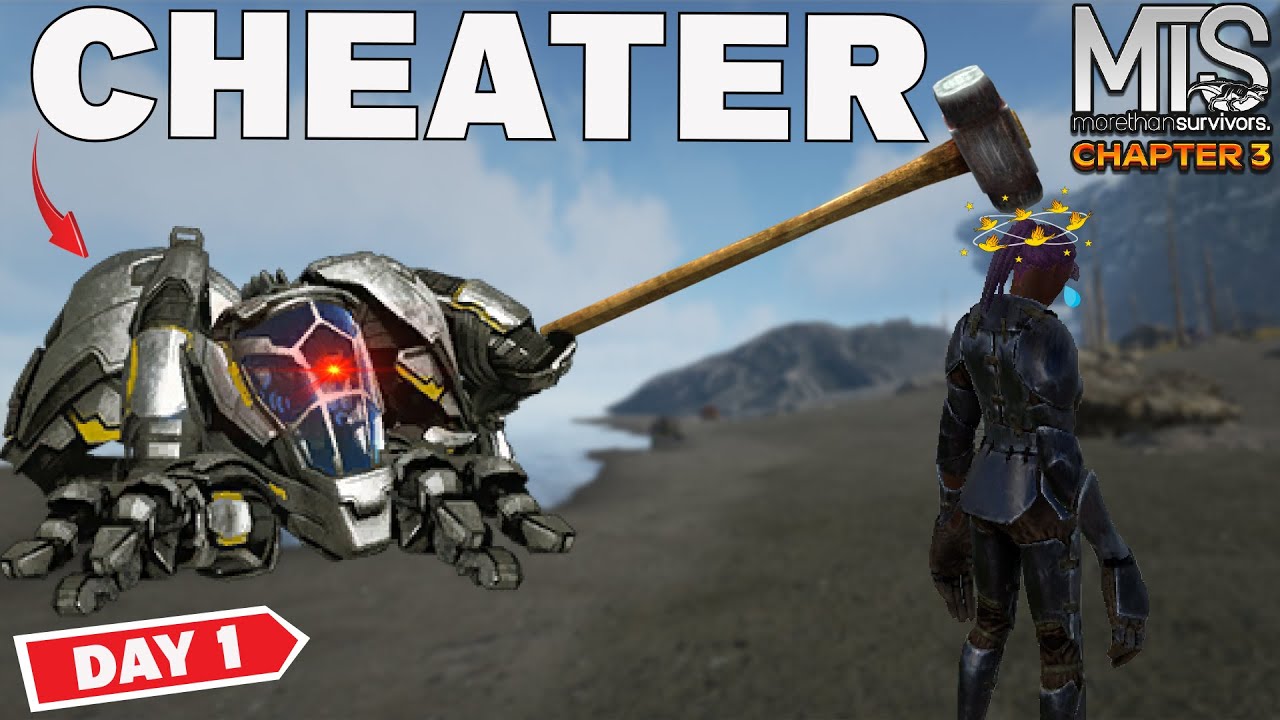 OUR ENTIRE BASE GOT DESTROYED BY A CHEATER DAY 1 ON ARK - ARK MTS PVP ...