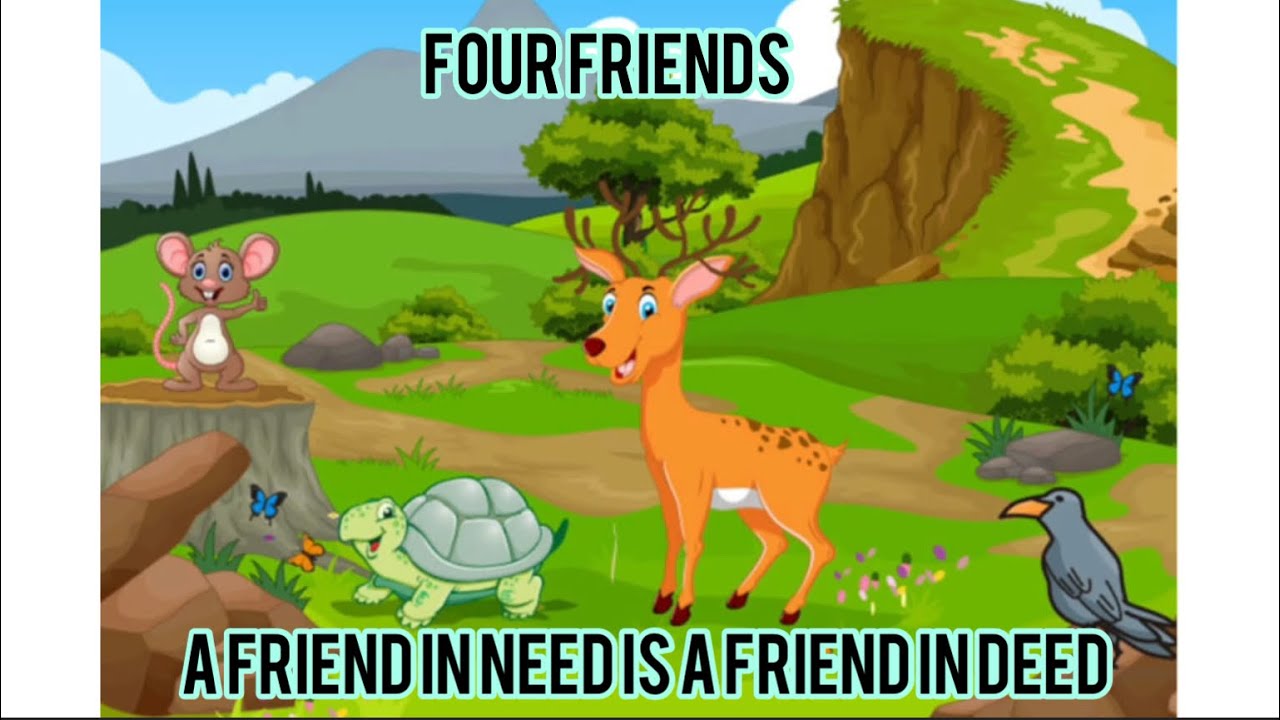 Four Friends Story In English | Story On Friendship | Moral Stories for ...