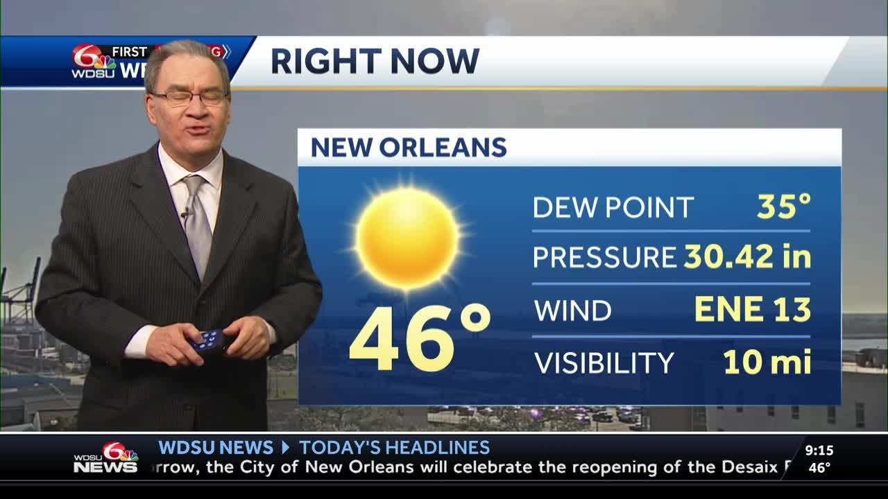 Cold again Monday, warmer holidays ahead - YouTube